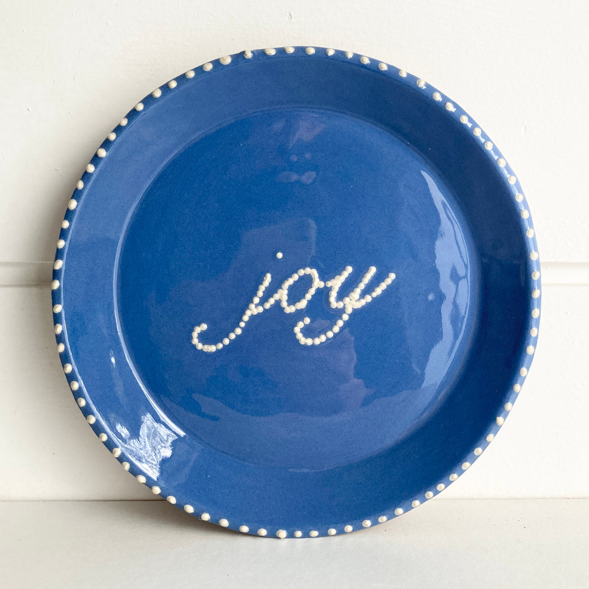 Joy Plate Blue – Emily Mitchell